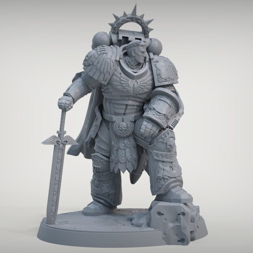 Roboute Guilliman - STL Warhammer 40k - Imprimir Figuras