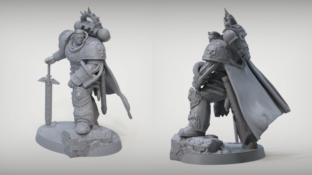 Roboute Guilliman - STL Warhammer 40k - Imprimir Figuras