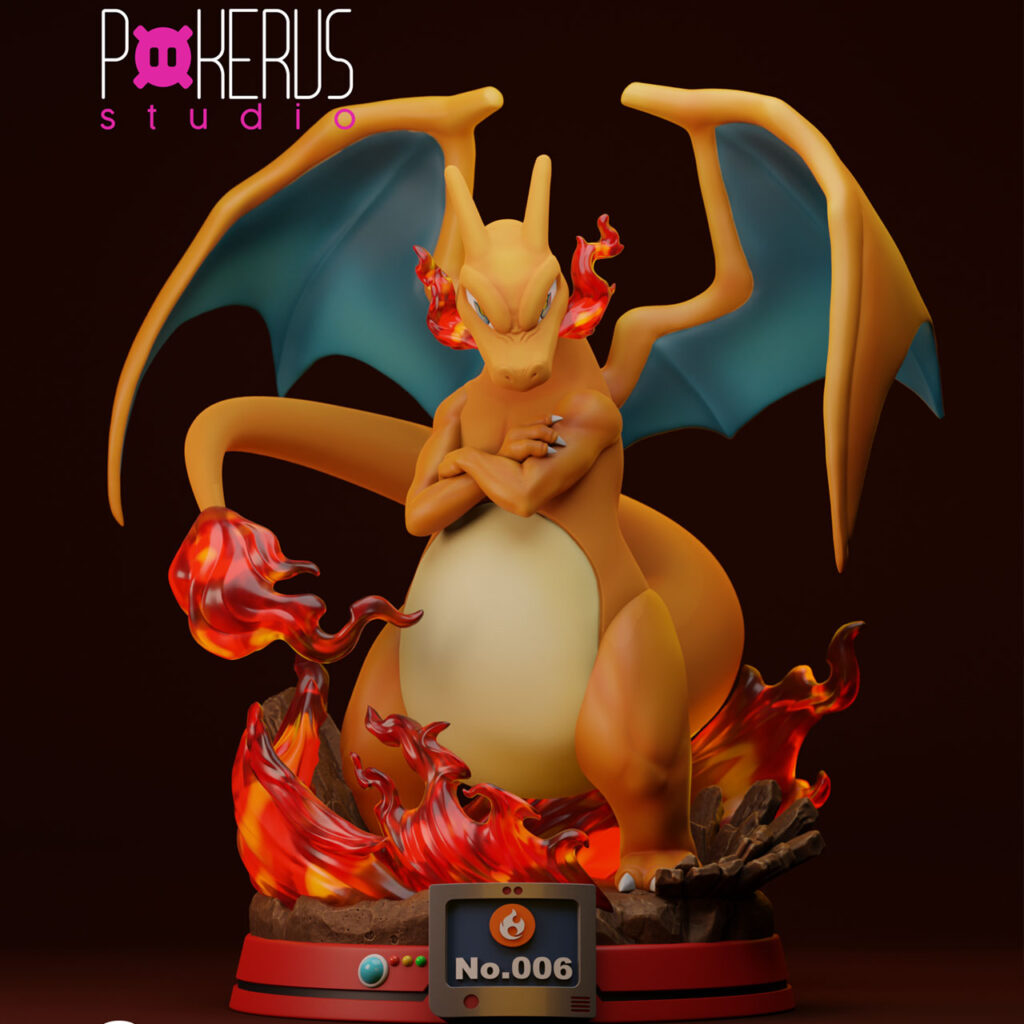 Charizard - STL - Imprimir Figuras